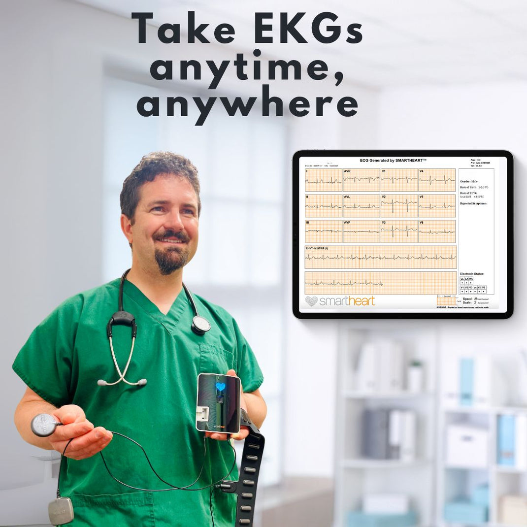 Portable 12-Lead EKG for Clinics & Providers | SmartHeart